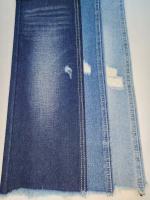 China 11.3oz TWILL Style 78.6% Cotton DARK INDIGO Denim Fabric 10*7 construction For Jeans for sale
