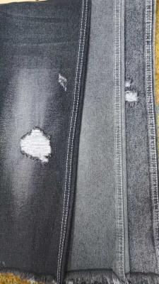 China Black  Cotton Polyester Viscose Denim Fabric 10x7 JSD3022B for sale