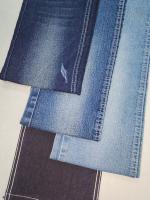 China High Stretch 55%Cotton  Denim Fabric DARK INDIGO TWILL Style For  Fashion Jeans for sale