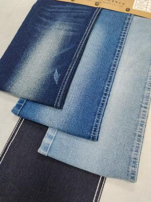 China 11oz Cotton Polyester Spandex Denim Fabric TWILL Style High Stretch  For Jeans for sale