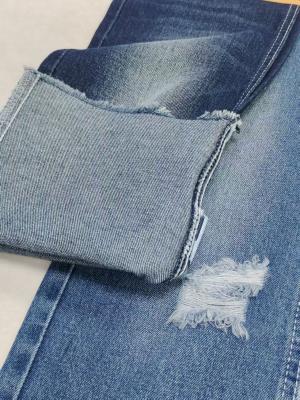 China 70%Cotton 10.3oz Denim Fabric With 10*10 Construction Dark Indigo Stretch Free For Jeans for sale