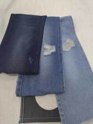 China 10.7oz Cotton Polyester  Recovered Fiber Denim Fabric 10x7 JSD3306 for sale