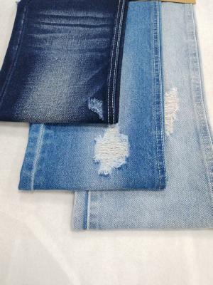 China Super-Soft 80%Cotton DARK INDIGO Denim Fabric Twill Woven 11.5oz For Boyfriend Jeans for sale