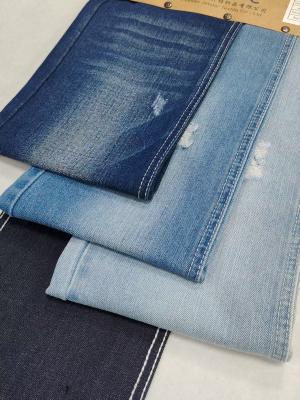 China TWILL Style Cotton Polyester Rayon Denim Fabric  Stretch-Free 8.8oz For child Jeans for sale