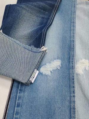 China 10.9oz Cotton Polyester Rayon Denim Fabric DARK INDIGO 12S For boyfriends Jeans for sale