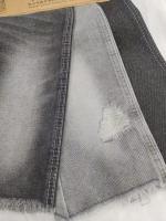 China 11.3oz GARY Denim Fabric With 7*7 Construction BALCK/BLACK For Denim Pants for sale