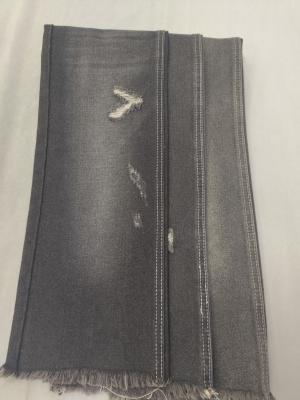 China 65%Cotton 12.5oz Cotton Rayon Polyester Black/White 180cm Denim fabric 7x7 JSD3085B for sale