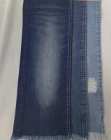 China 11.5oz Breathable Cotton Rayon Polyester DARK INDIGO 180cm Non stretch Denim fabric 10x7 JSD3076-1 for sale