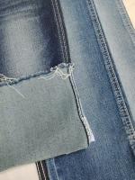 China Super Stretch Cotton Polyester rayon Denim Fabric with 11oz twill For man Jeans for sale