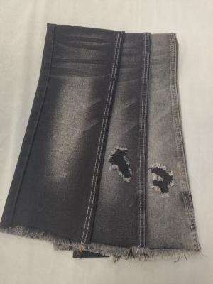 China 75.2%Cotton No elastic  Cotton Polyester Rayon BLACK/BLACK 178-180cm Denim fabric  10*7 JSD3135A for sale
