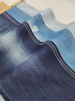 China 85% Cotton 15% Polyester Non-Stretch Denim Fabric 8.3oz Dark Indigo for lady jeans for sale