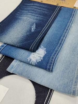 China Style TWILL Cotton Polyester 178-180cm Denim Fabric  For 9.3oz Women Jeans for sale