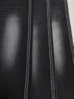 China Weak Stretch Low Shrinkage Siro Denim Fabric BLACK/BLACK  For Man Jeans for sale