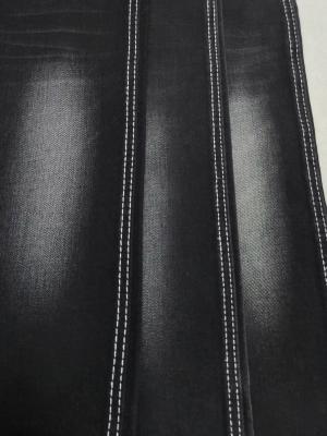 China Weak Stretch Low Shrinkage Siro Denim Fabric BLACK/BLACK  For Man Jeans for sale