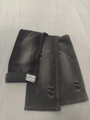 China 64.2%Cotton No stretch Cotton Polyester  BLACK/BLACK 178-180cm Denim fabric  10*10 JSD3226A for sale