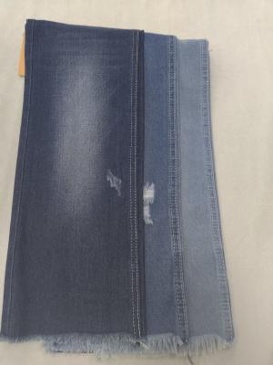China Right Twill Style No stretch Cotton Polyester Rayon DARK INDIGO 178-180cm Denim fabric  10*10 JSD3226R for sale