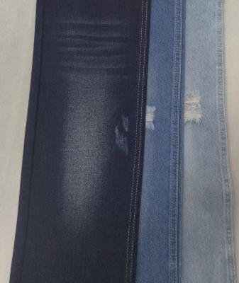 China 85%Cotton No elastic Cotton Polyester DARK INDIGO 170cm Denim fabric  8x7 JSD3258 for sale