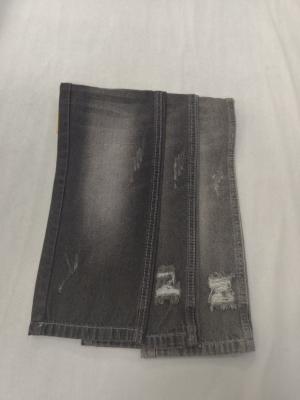 China 70% Cotton 23% Rayon 7% Polyester Denim Fabric 9.3oz Black White for sale