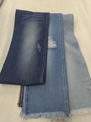 China 90% Cotton 10% Polyester Heavy Weight Denim Fabric 11oz Dark Indigo for sale