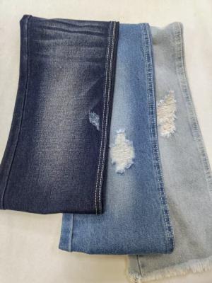 China 11.5oz Heavy Weight Cotton Polyester Denim Fabric Dark Indigo for sale