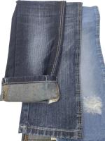 China 13oz Heavy Weight Cotton Polyester Denim Fabric Dark Indigo JSD3364 for sale