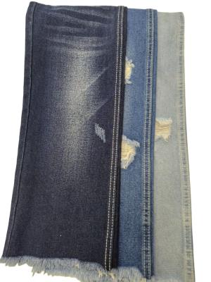 China High quality 90%Cotton No stretch Cotton Polyester Rayon DARK INDIGO 7*7 Denim fabric  JSD3359 for fashion jeans for sale