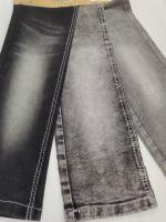 China 12S BLACK/BLACK TWILL Style Denim Fabric 8.3oz Middle Weight For Women  Jeans for sale