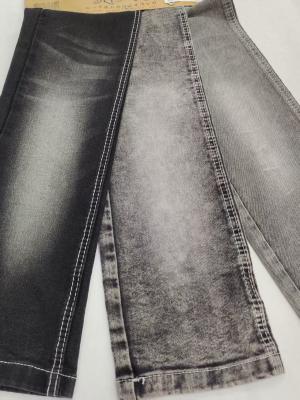 China 12S BLACK/BLACK TWILL Style Denim Fabric 8.3oz Middle Weight For Women  Jeans for sale