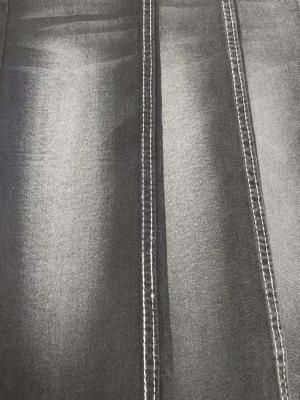 China Stretchy Comfort BLACK/BLACK Denim Fabric With 12S 8.8oz  For Women Jeans for sale