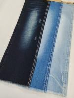 China Blue Gray Cotton Polyester Stretch Twill Style Denim Fabric 10S 9.3oz For Girl Jeans for sale