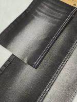 China 11oz BLACK/BLACK High Stretch Twill Style  Denim Fabric With 8*16/70 Construction For Man  Jeans for sale