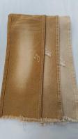 China 10.6oz Left Twill DARK KHAKI 10x7 with full width 180cm No elastic  Denim fabric  JSD3023DK on wholesale for sale
