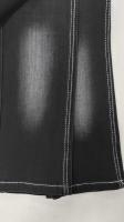 China 14oz BLACK with full width 153-155cm  Light Stretch Denim fabric  JSD3437-3 for fashion pants for sale