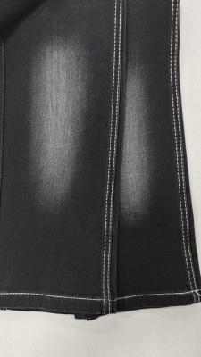 China 14oz BLACK with full width 153-155cm  Light Stretch Denim fabric  JSD3437-3 for fashion pants for sale