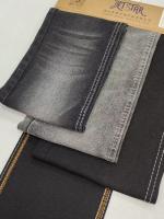 China 180CM  BLACK/BLACK Woven High Spandex Denim Fabric 11oz For  Man Jeans for sale