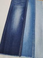 China Low Shrinkage 8.3oz Cotton Polyester Stretch Denim Fabric Twill Style 12S  For Lady Jeans for sale