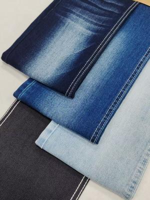 China 9.3oz Dual-Core High Spandex warp slub  85%Cotton Denim Fabric 10S For Jeans for sale