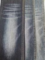 China 75%Cotton High Stretch Vertical Bamboo Yarn Denim Fabric 10oz For Woman Jeans for sale
