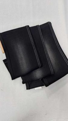 China 12.5oz BLACK/BLACK with full width 168-170cm  Light Stretch Elastic on both waft and warp   Denim fabric  JSD3438-3 for fashion pants for sale