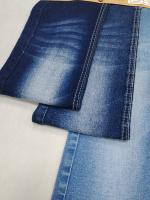China 75%Cotton Twill Style High Spandex 8.7oz Denim Fabric With10*21/55 Construction  For Jeans for sale