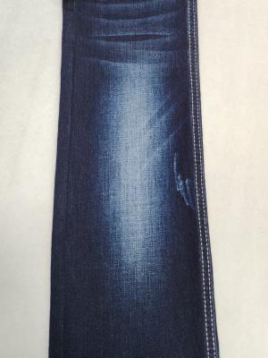China 85%Cotton Siro Yarn Cross Slub High Spandex 12S Denim Fabric 180cm Full Width For Jeans Or Jacket for sale