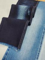 China High Spandex Dual-Core Siro Yarn Cross Slub  85%Cotton Denim Fabric With 170cm Full Width For Jeans Or Coat for sale