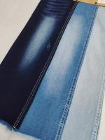 China Dual-Core Siro Yarn Cross Slub  85%Cotton Stretch Denim Fabric 12S For Jeans Or Coat for sale