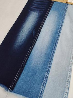 China Dual-Core Siro Yarn Cross Slub  85%Cotton Stretch Denim Fabric 12S For Jeans Or Coat for sale