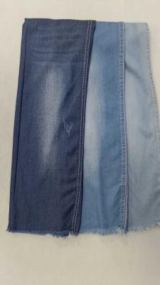 China 71% Lycell 5.8oz Dark indigo with full width 69/71 construction 21+SB21*T400 twill Denim fabric JSD2037 for wholesale for sale