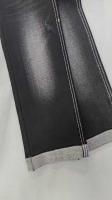 China 75% Cotton Heavy weight 12oz BLACK/WHITE with full width 150cm construction 16*16/70+10 No elastic Denim fabric  JSD3356B for men jeans for sale