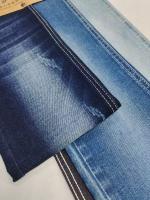 China Shrink  Resistant  10.2oz Stretch Denim Fabric Right Twill  For Denim Pants for sale
