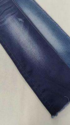 China Siro dobby 8.8oz Medium weight  Dark indigo with full width 150cm Construction 21*200/40+21 Denim fabric  JSD3308 for jeans for sale