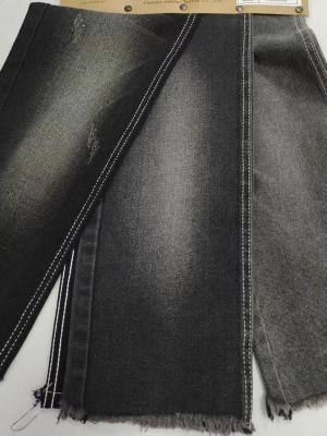 China 11.2oz 60%Cotton Denim Fabric 7S BLACK/BLACK For Youth Denim Pants for sale