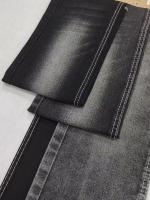 China 11.9OZ Twill Style BLACK/BLACK Denim Fabric weak stretch For boyfriend Jeans for sale